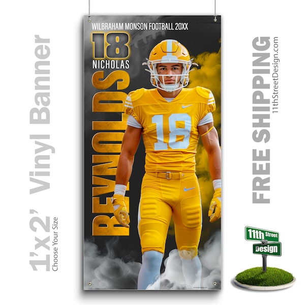 School Football Poster - Etsy
