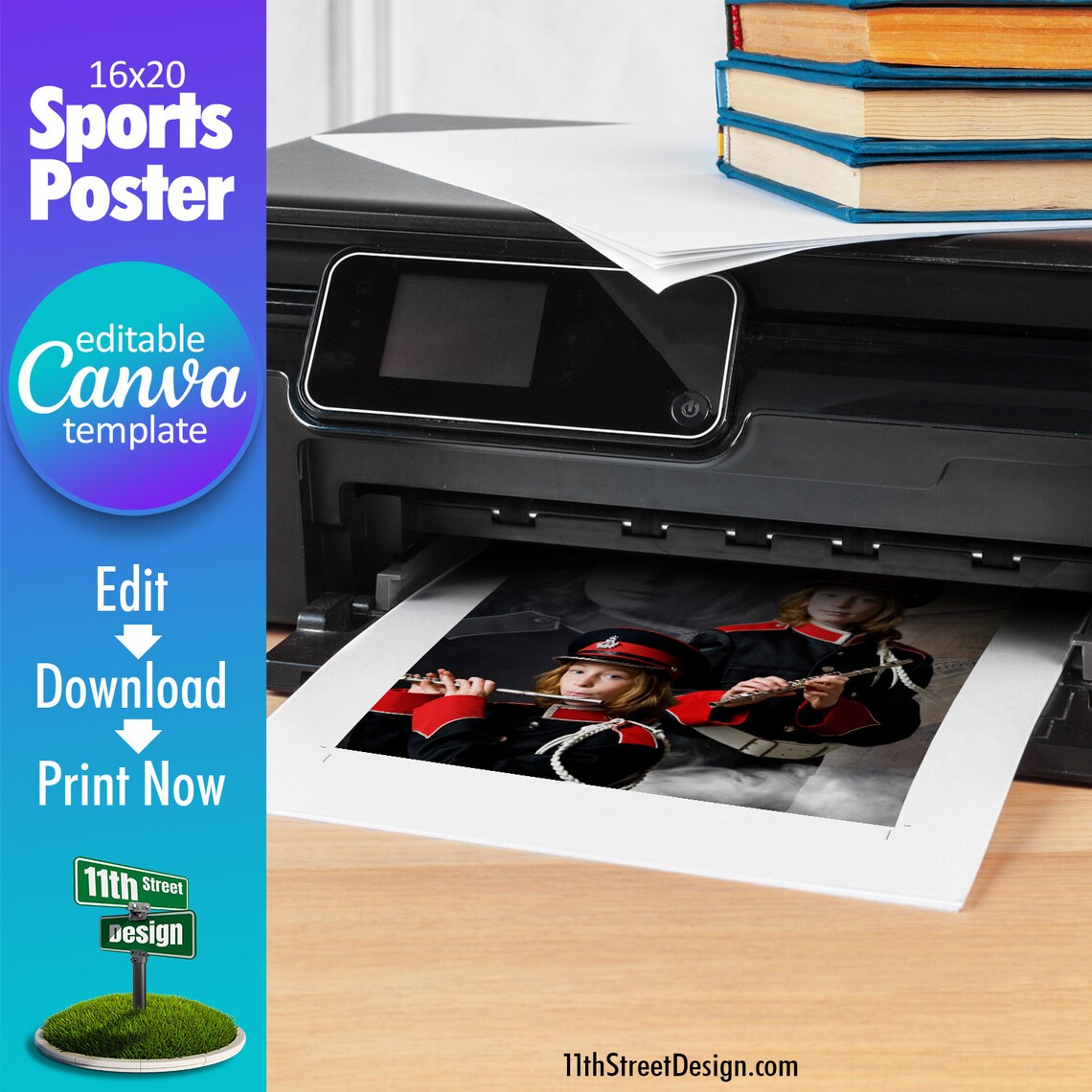 Marching Band Poster Canva Template, Design Your Own Custom Senior ...