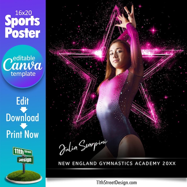 Gymnastics Poster - Etsy