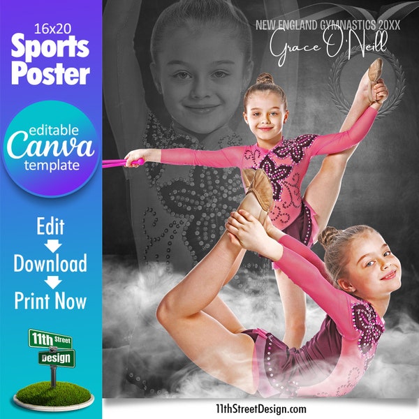 Gymnastics Poster - Etsy