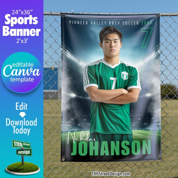 Soccer Banner Design Template