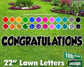 Congratulations Yard Sign | Etsy
