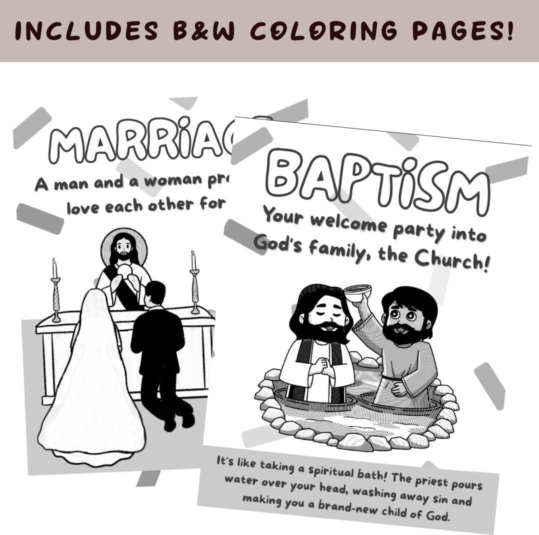 Seven Sacraments Posters | Homeschool or Catholic School Printables and ...