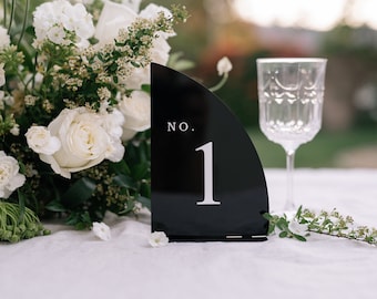 Pastel Acrylic Wedding Table Numbers Event Table Setting - Etsy
