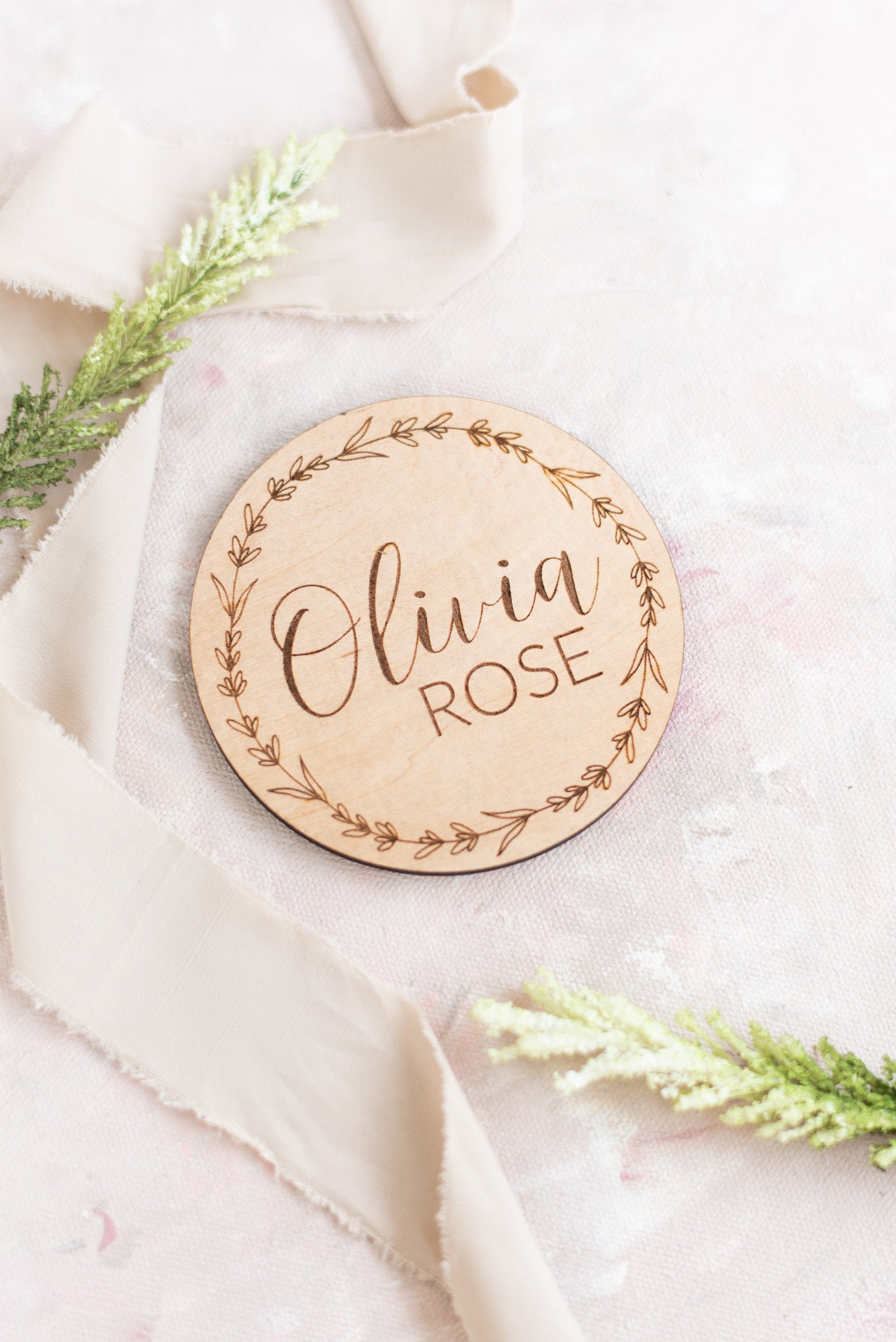 Custom Baby Name Announcement Baby Shower Gift Newborn Name - Etsy