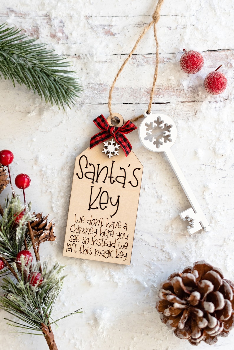 Santa's Key Santa's Magic Key Key for Santa - Etsy