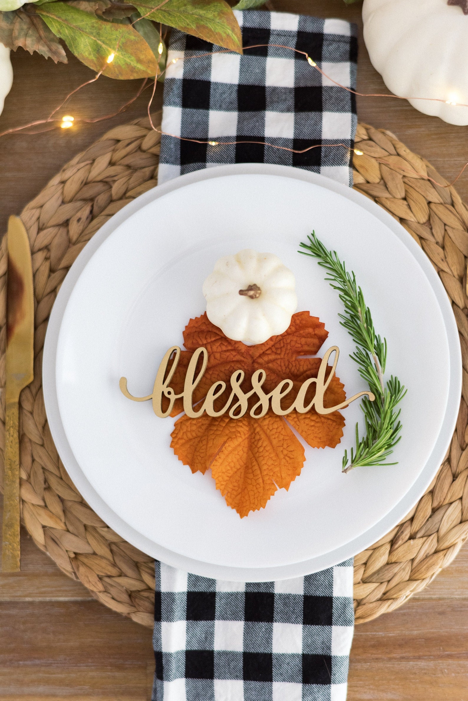 Thanksgiving Place Setting Card, Thanksgiving Table Decor, Thanksgiving ...
