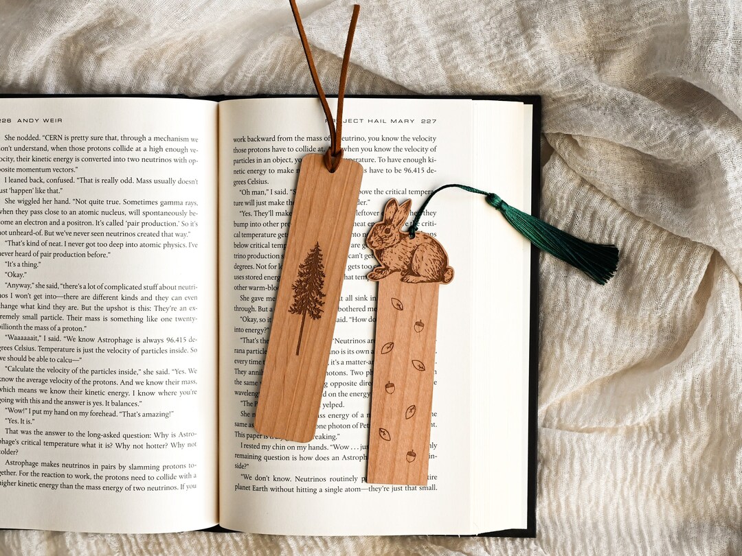 Rabbit Wood Bookmark Gifts for Rabbit Lover Gifts Teacher - Etsy