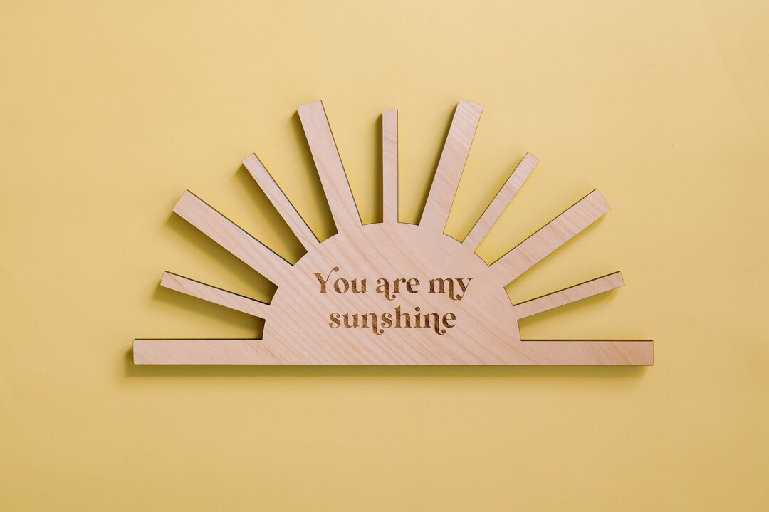 You Are My Sunshine Wood Sign, Sun Wall Decor, Boho Sun Wall Art, Sun ...