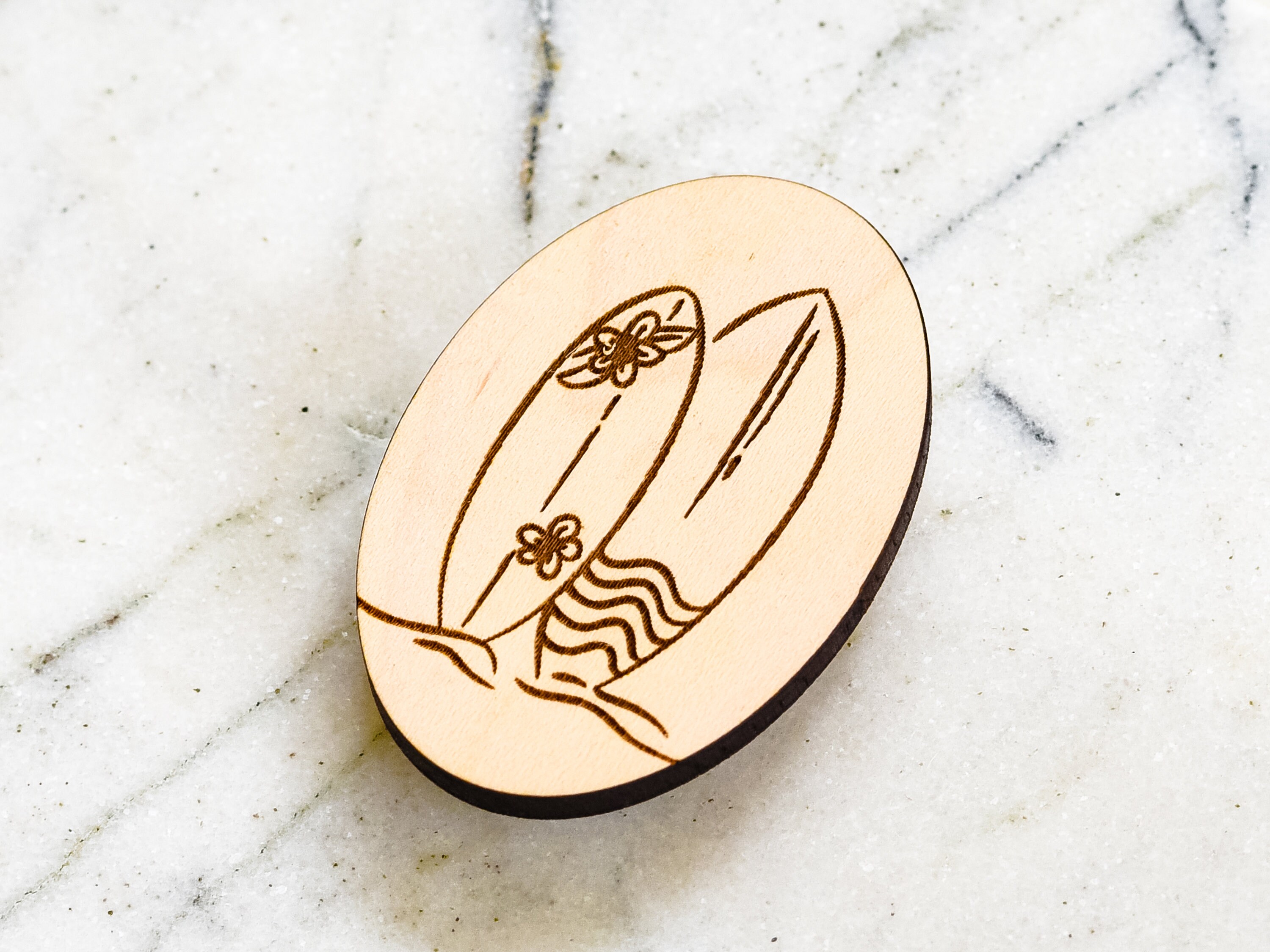 Surfboard Wood Magnet Surfing Fridge Magnet California - Etsy