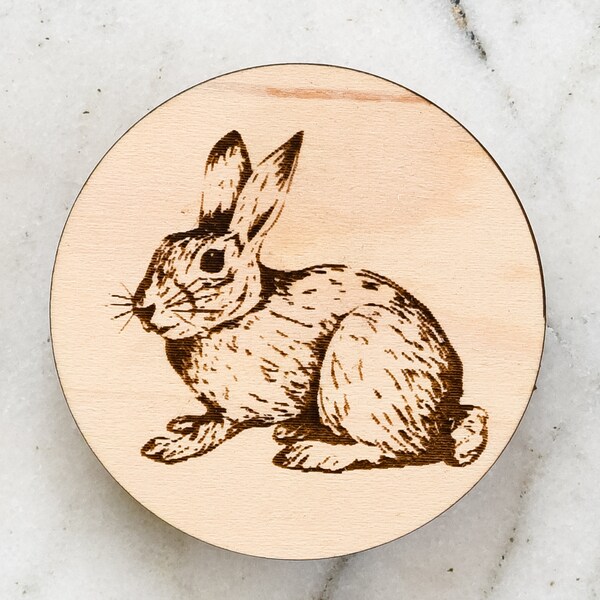Rabbit Magnet - Etsy