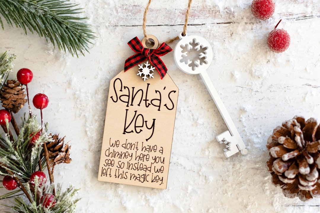 Santa's Key, Santa's Magic Key, Key for Santa, Christmas Traditions ...