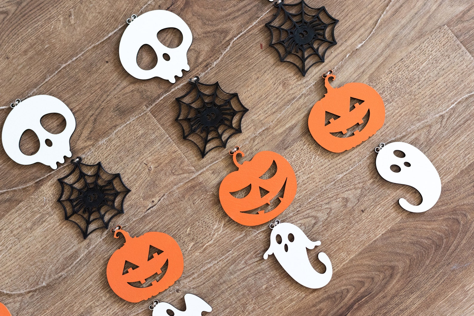 Halloween Garland Indoor Halloween Decor Halloween Farmhouse | Etsy