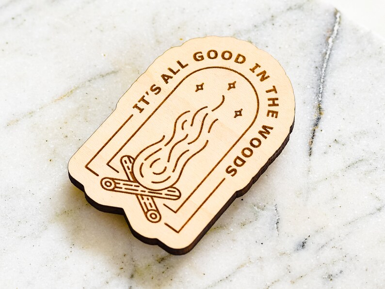 Camping Wood Magnet Camping Decor Fridge Magnet Outdoor - Etsy