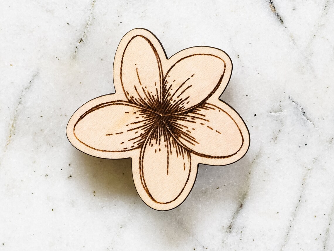 Hawaii Wood Magnet Hibiscus Magnet Flower Fridge Magnet - Etsy