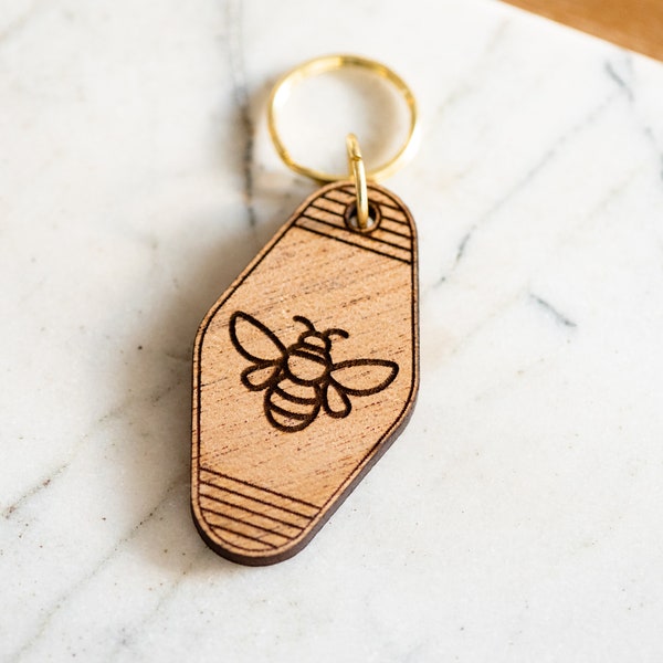 Bumble Bee Keychain - Etsy