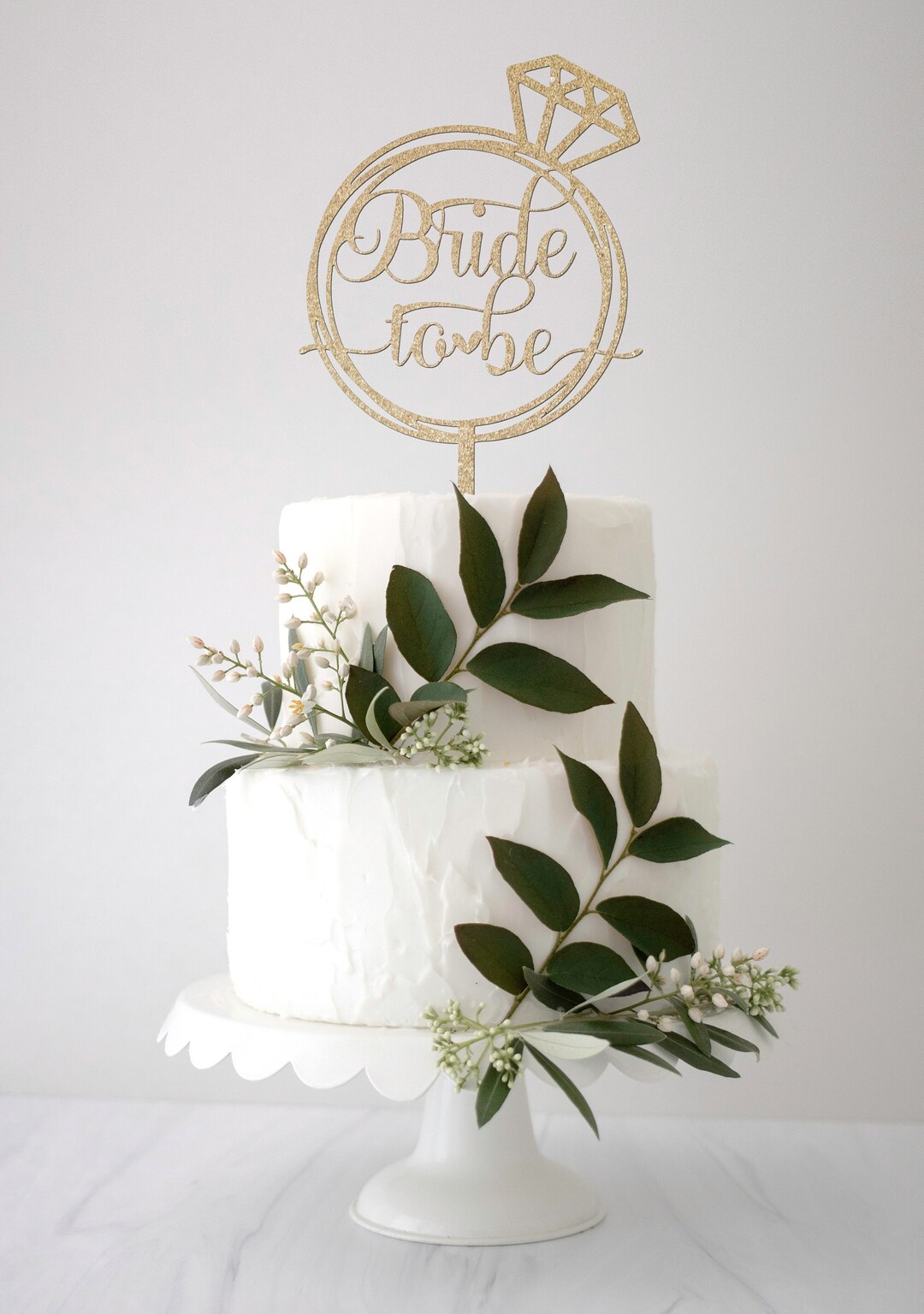Bride to Be Cake Topper, Bridal Shower Cake Topper, Wood Wedding Cake ...