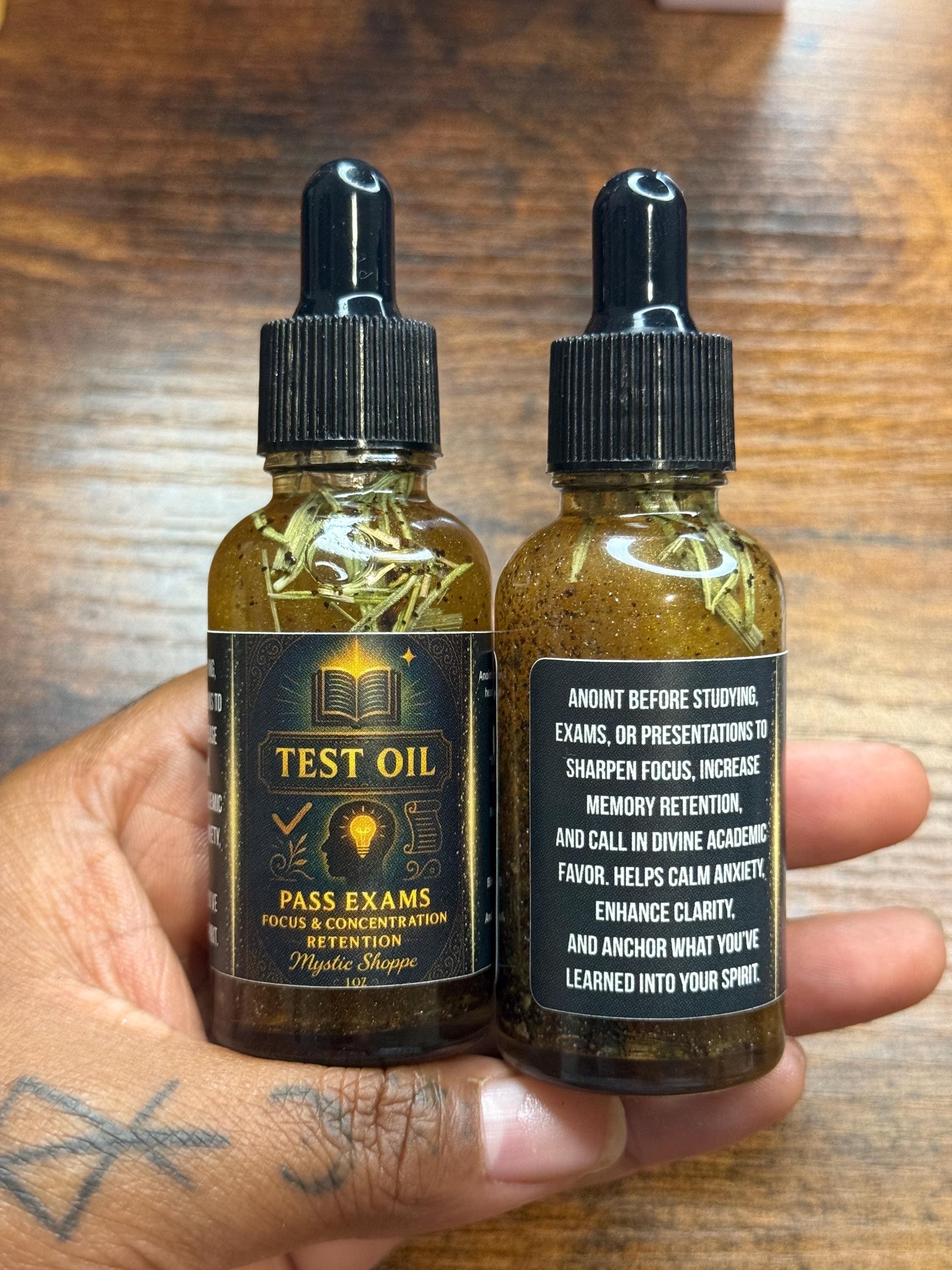 Test Oil – Pass Exams Study Oil for Focus, Concentration & Memory ...