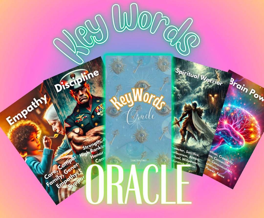 Keywords Oracle Deck: Unlock Clarity and Insight With Every Card - Etsy
