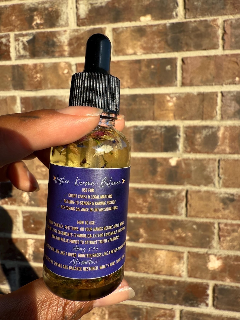 Libra Justice Conjure Oil - Etsy