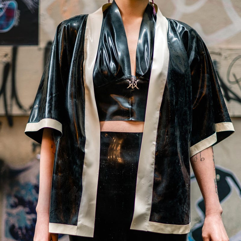 Latex Kimono - Etsy