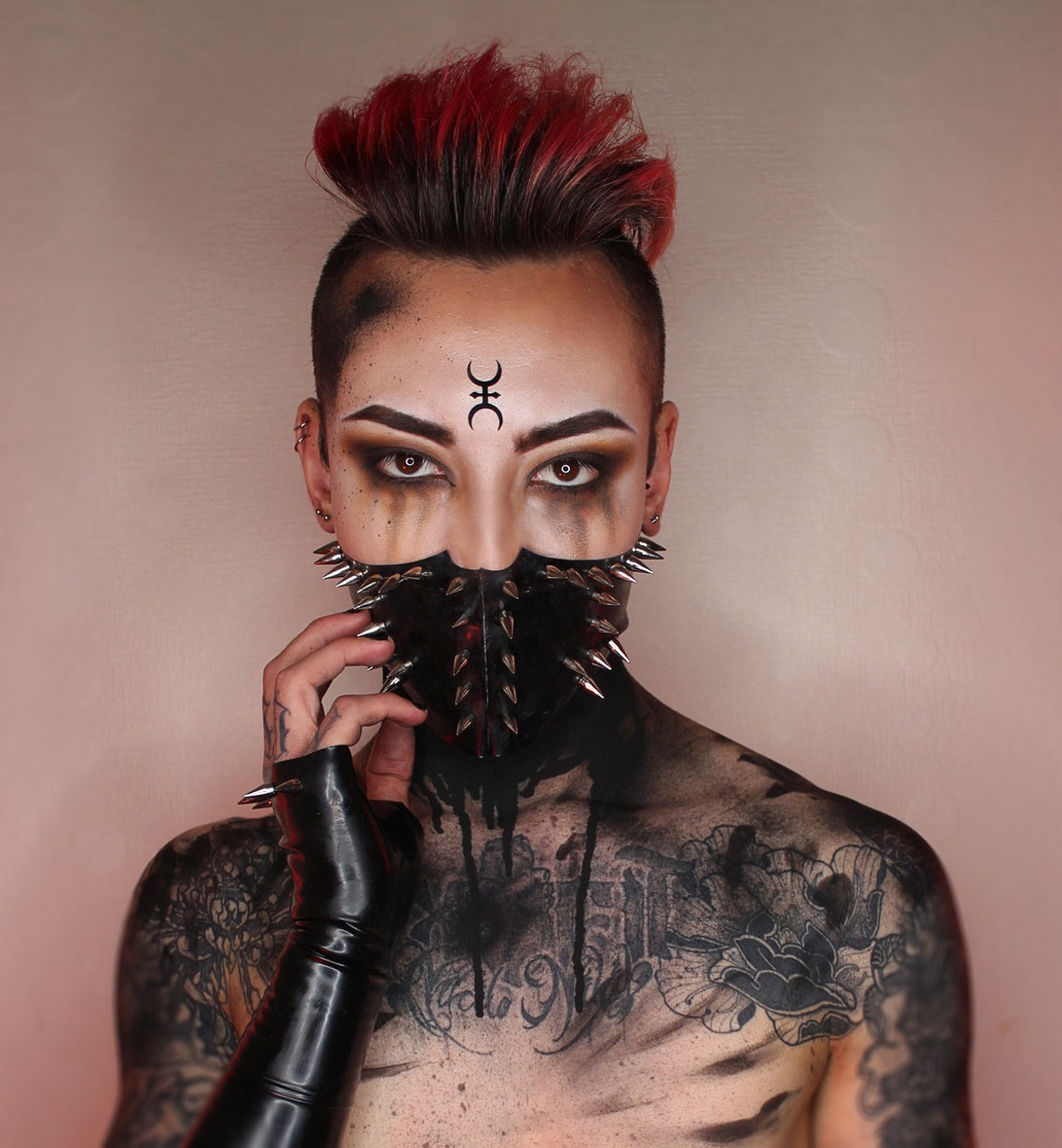 LIVIDITY Latex Face Mask - Etsy