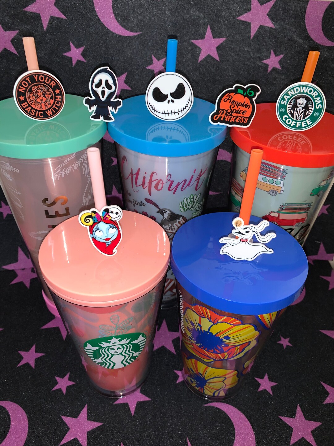 Spooky Straw Toppers (flat) - Etsy