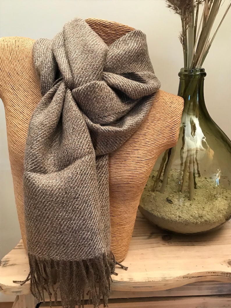 Echarpe en laine d’alpaga - Etsy France