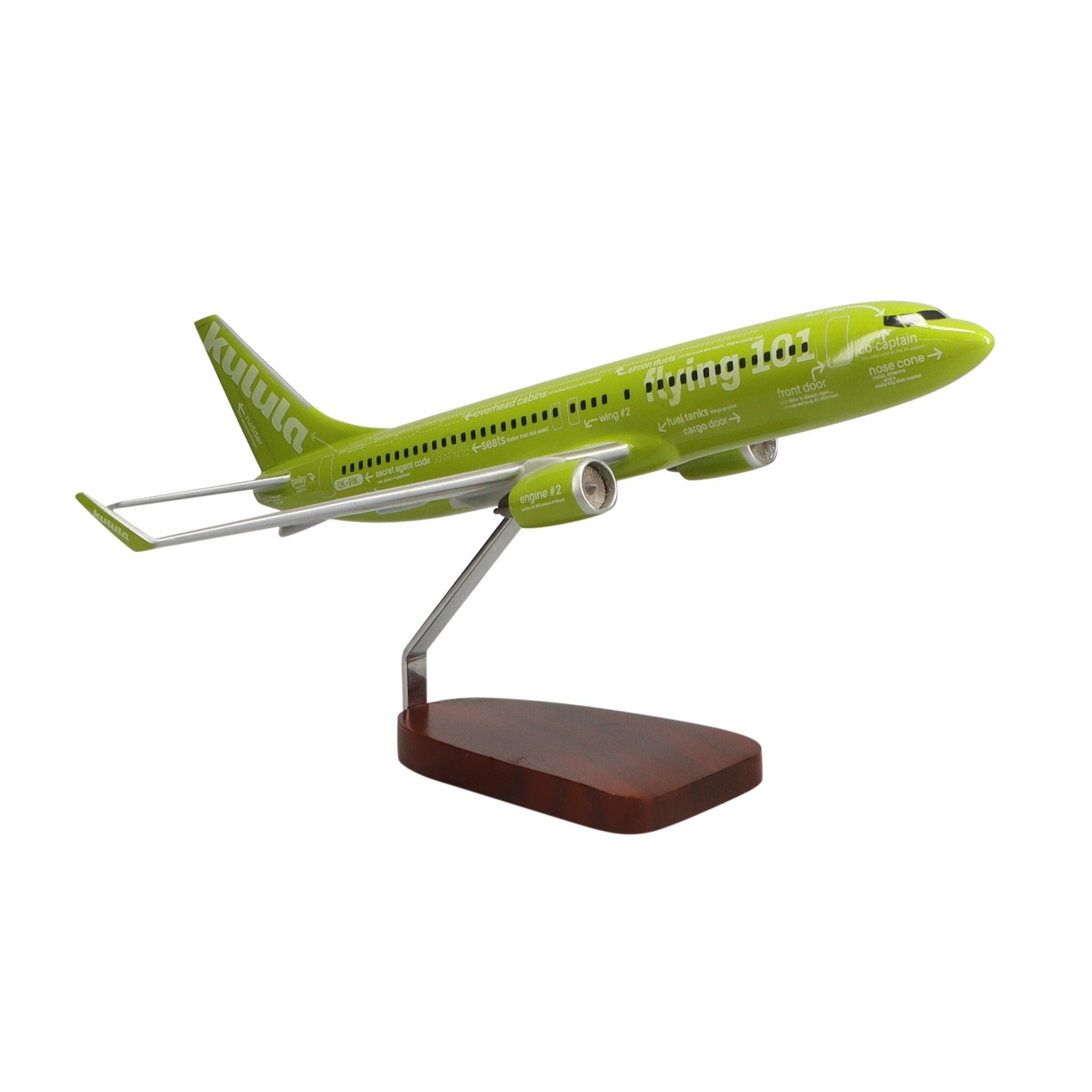 Boeing™ 737-800 Kulula Flying 101 Large Mahogany Model - Etsy