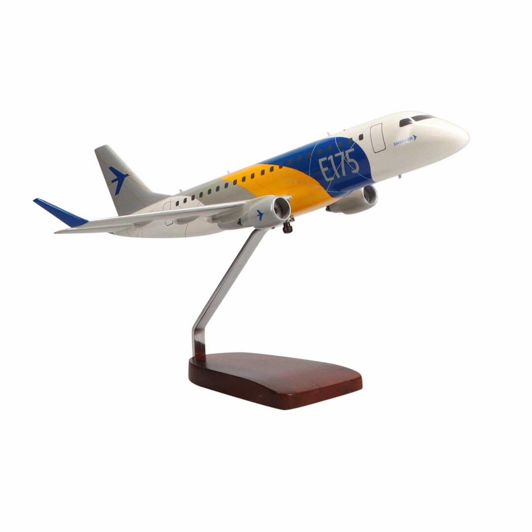 Embraer E-175 factory Colors Large Mahogany Model - Etsy