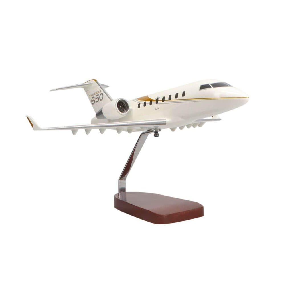 Bombardier Challenger 650 Large Mahogany Model - Etsy