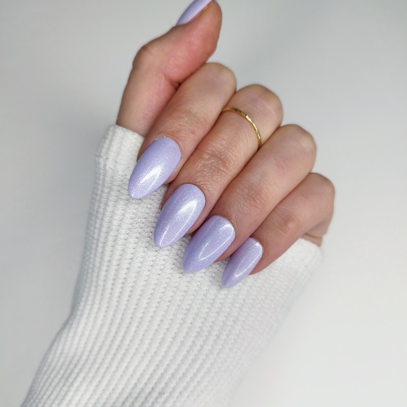 Lilac Nails - Etsy