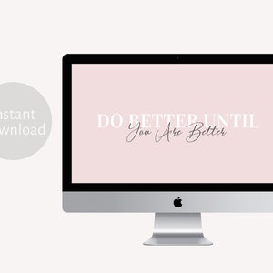 Desktop Wallpaper Inspirational Quotes Computer Wallpaper - Etsy