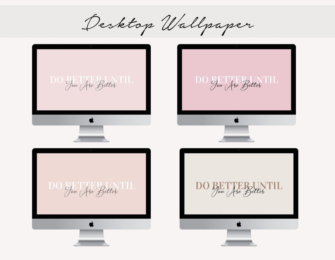 Desktop Wallpaper Inspirational Quotes Computer Wallpaper - Etsy