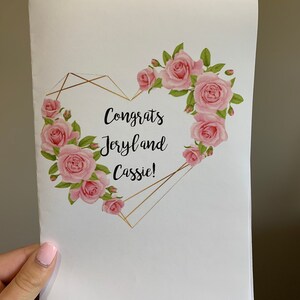 Customizable Christian Wedding Card With Mark 10:9 Verse - Etsy