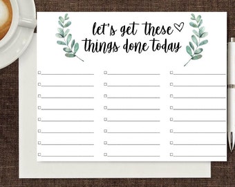 Greenery to Do List - Etsy