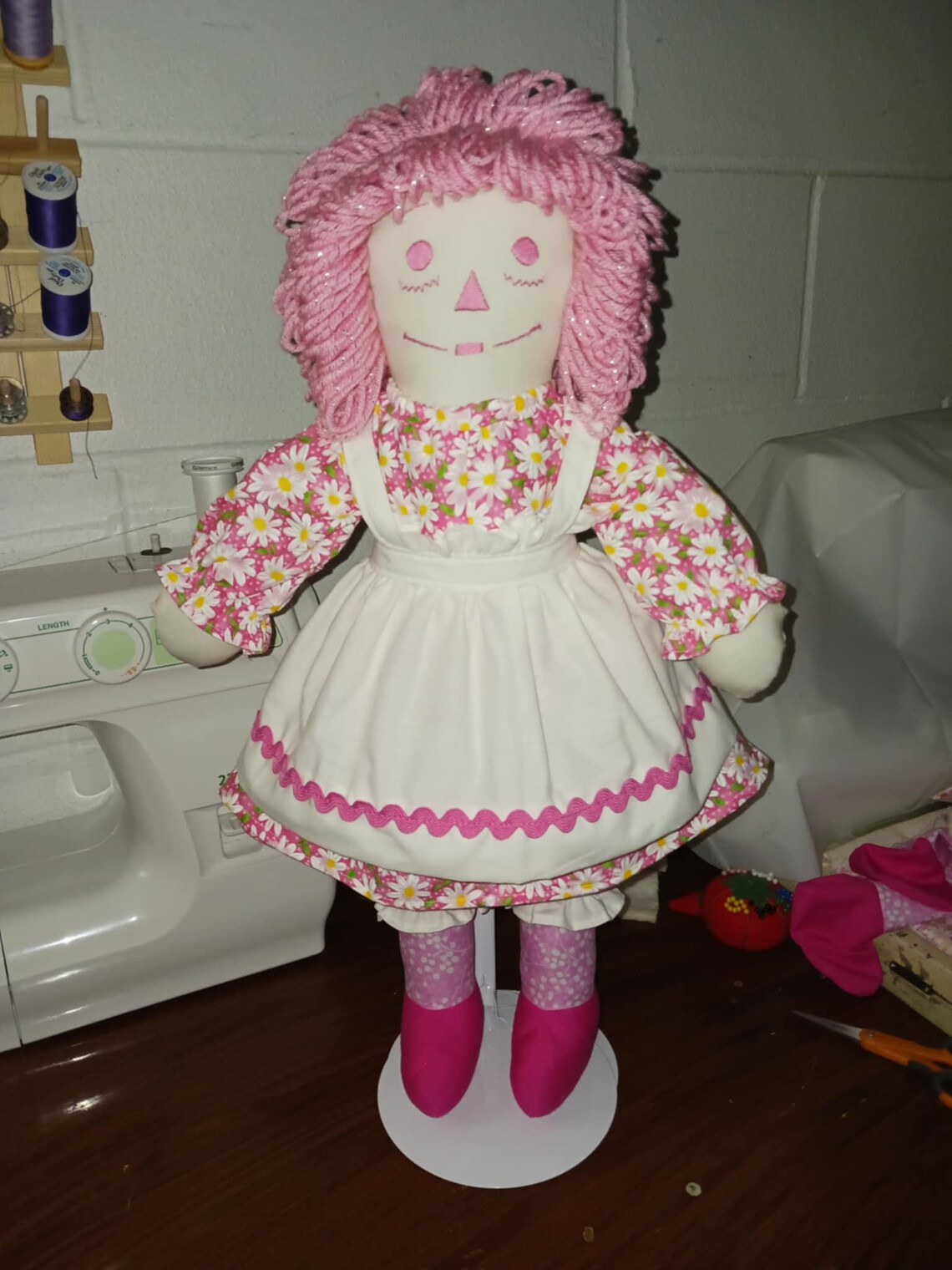 20" Raggedy Ann Doll- Pink - Etsy