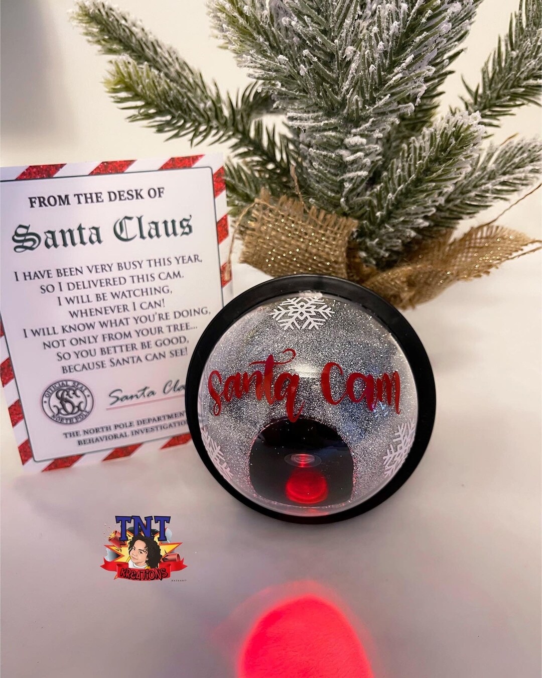 Santa Cam and Letter - Santa Cam - Fake Santa Cam - Santa Camera - Etsy