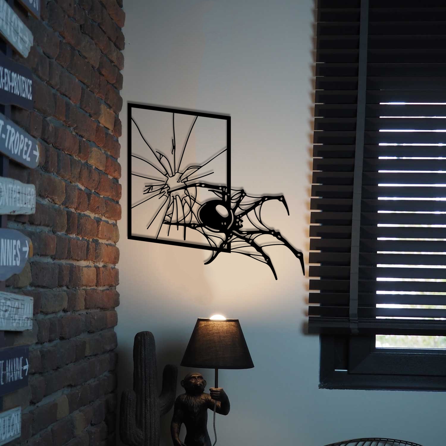 Spider Metal Wall Art Spider Wall Art Animal Wall Art Metal | Etsy