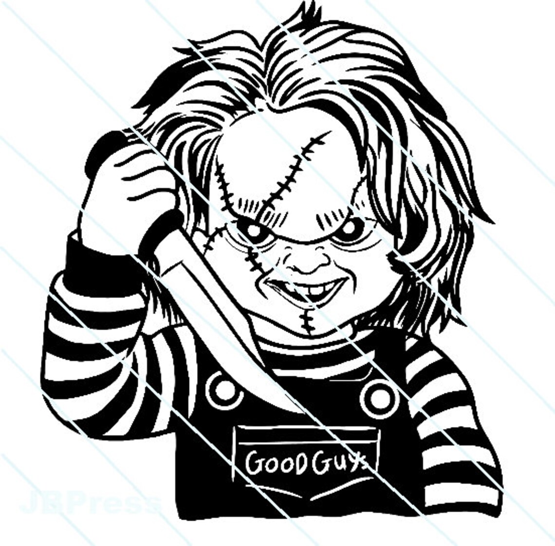 Chucky svg, Halloween, Chucky Horror película asesino Svg Descarga ...