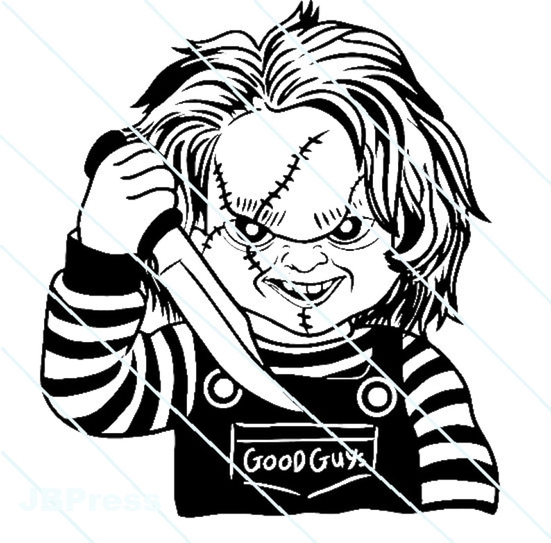 Chucky Svg, Halloween, Chucky Horror Movie Killer Svg Digital Download ...