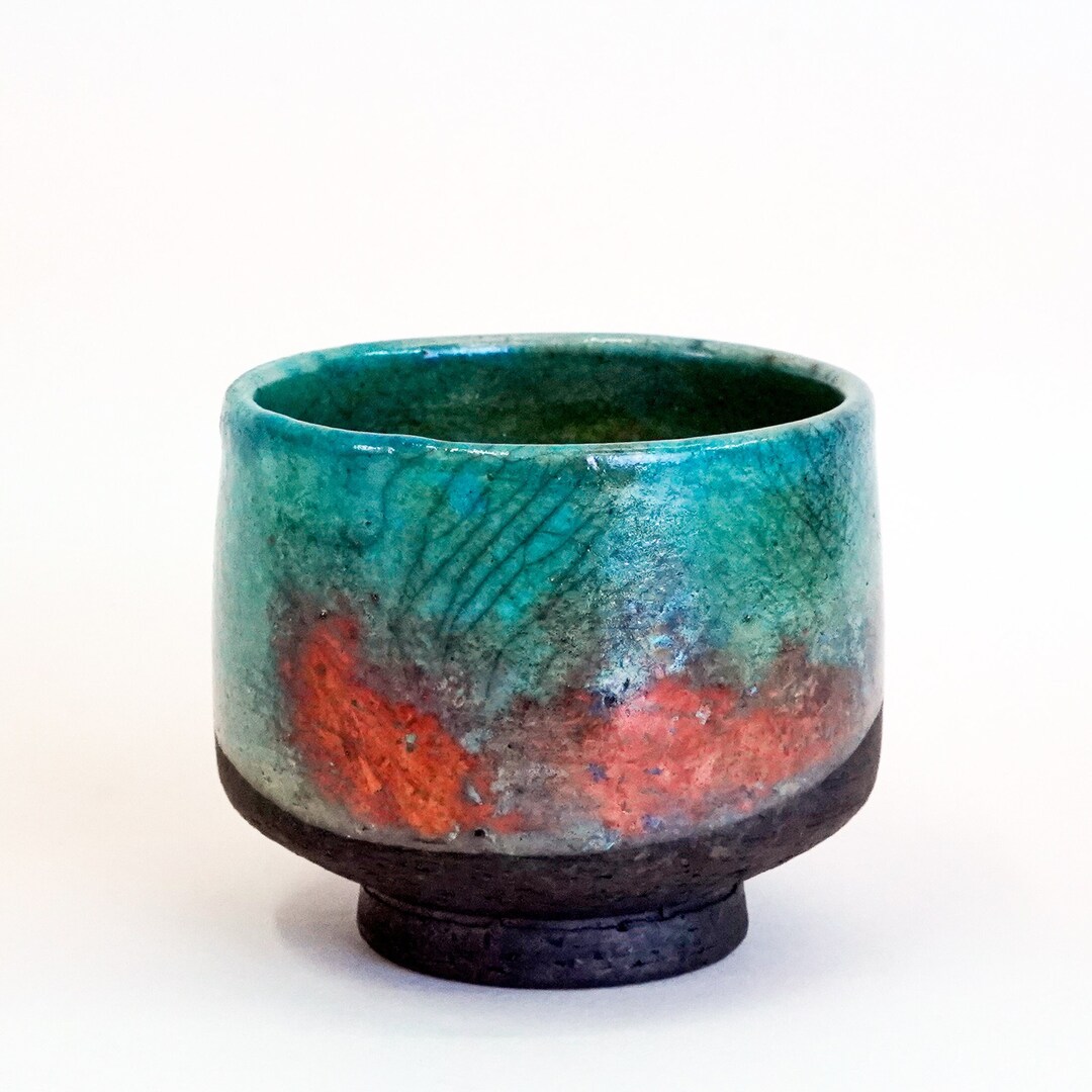 Chawan Raku Ceramic Tea Bowl - Etsy