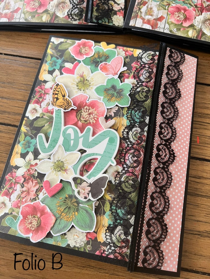 Handmade Cardstock Folio Scrapbook Album, Choose 1, 6x8, Great Gift ...