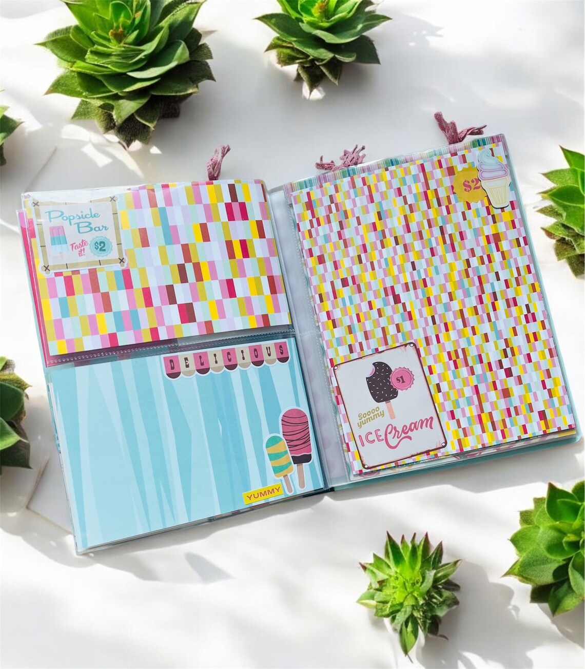 Handmade Summer Scrapbook Album: Retro Beach Vacation Memory Book - Etsy