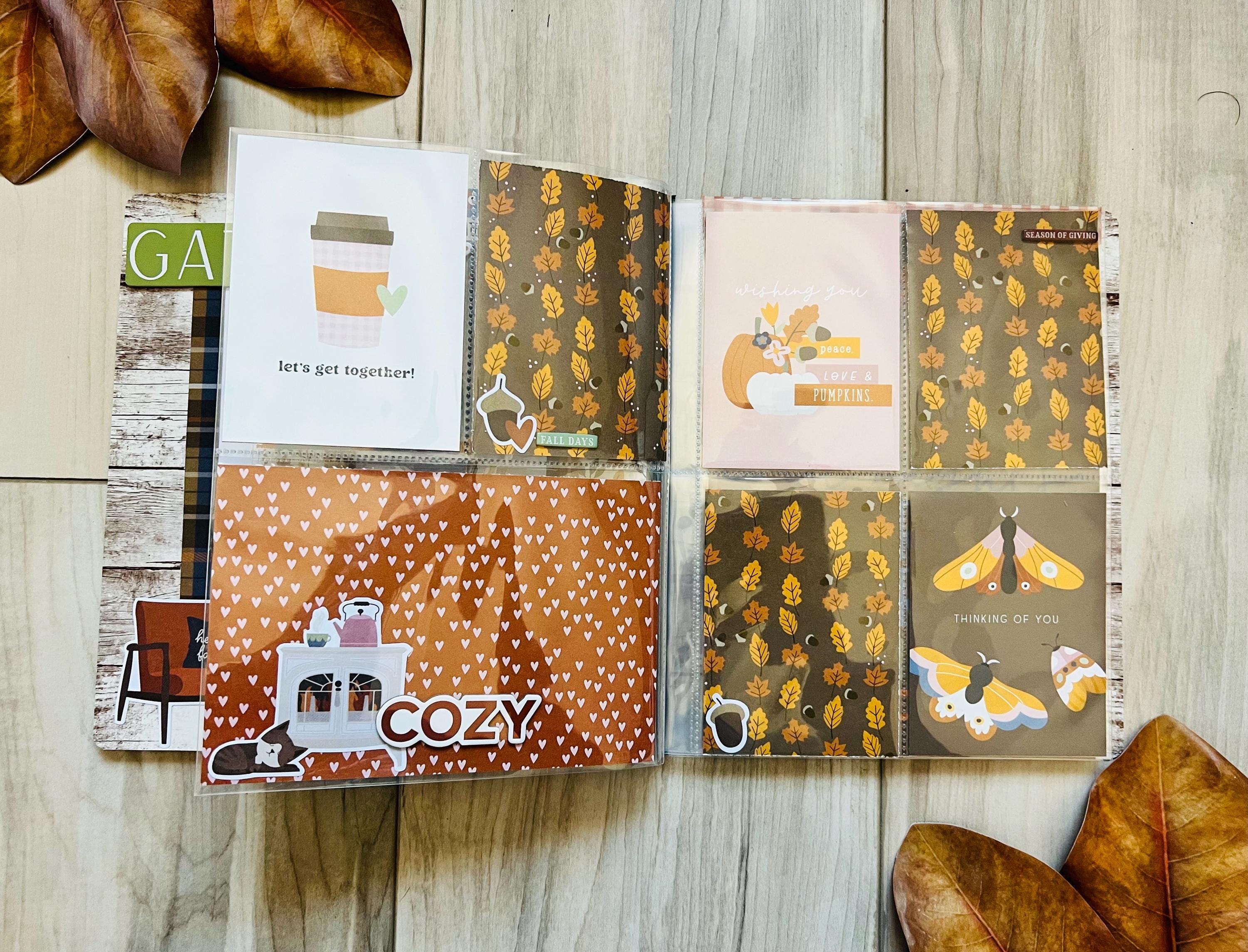 Fall Scrapbook Album: 6x8 Flip Book, Memory Keeping - Etsy