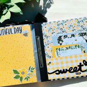 Bee Scrapbook Album, 6”x8" Pages, Flip Book, Bees, Spring, Honey, Kids ...