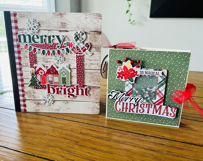 Handmade Christmas Scrapbook Album: Holiday Memory Keeping - Etsy
