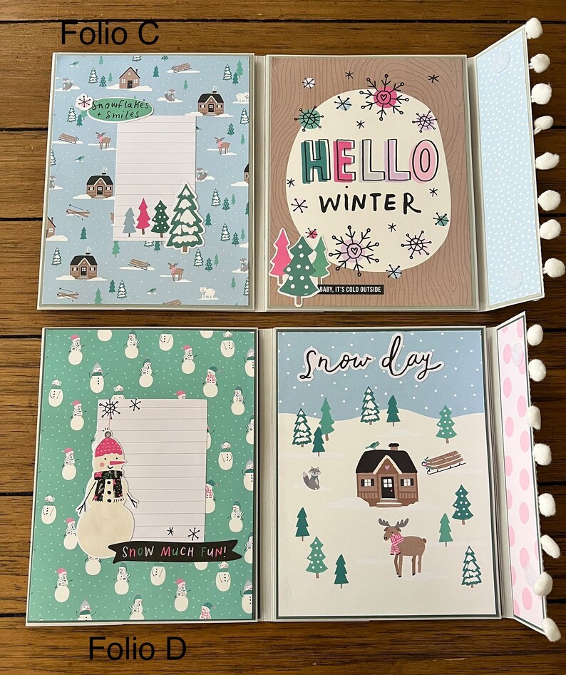 Handmade Cardstock Folio Scrapbook Album, Choose 1, 6x8, Great Gift ...