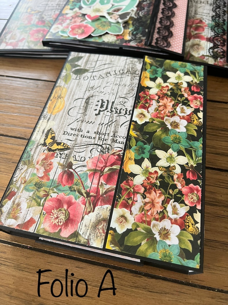 Handmade Cardstock Folio Scrapbook Album, Choose 1, 6x8, Great Gift ...