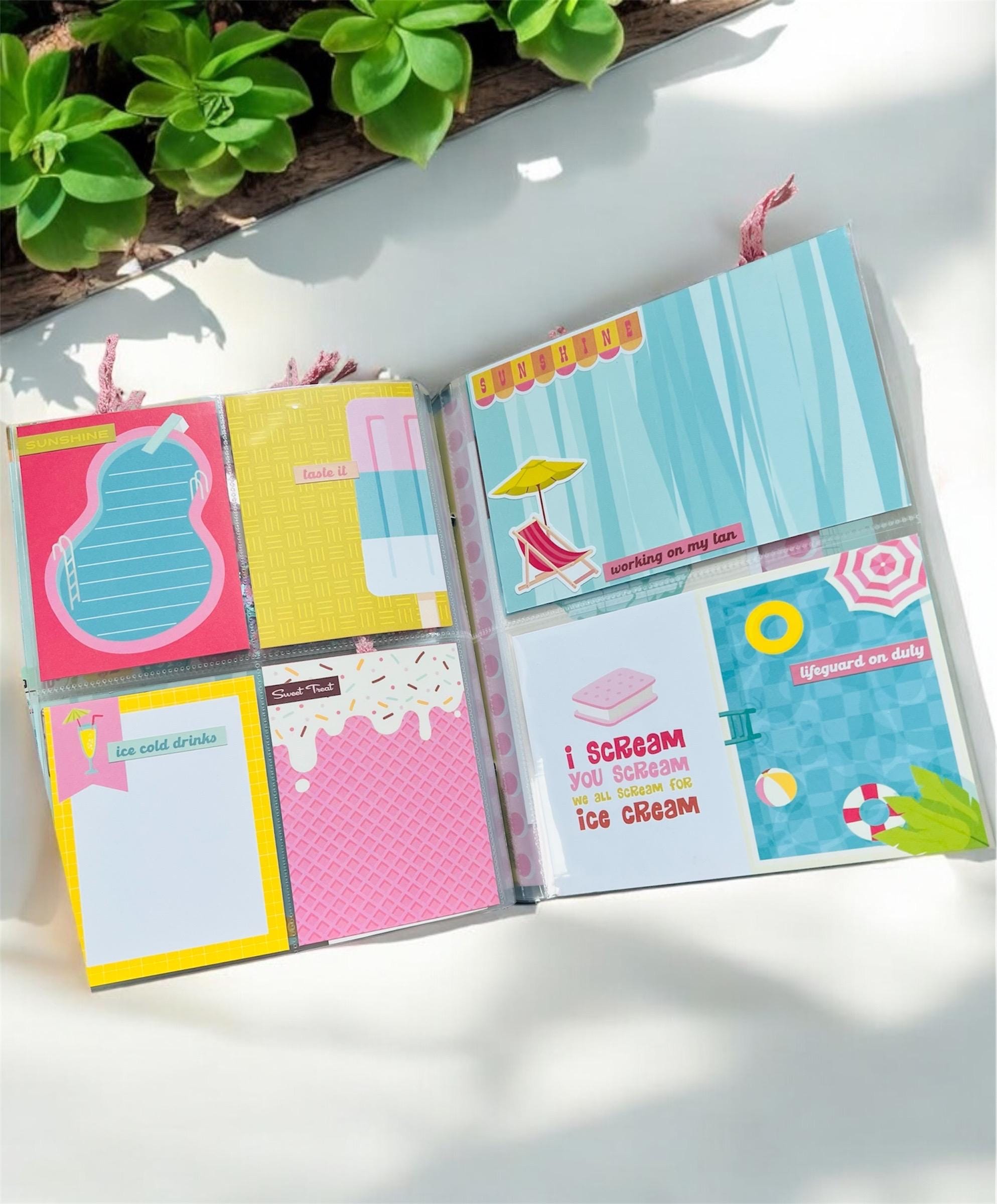 Handmade Summer Scrapbook Album: Retro Beach Vacation Memory Book - Etsy